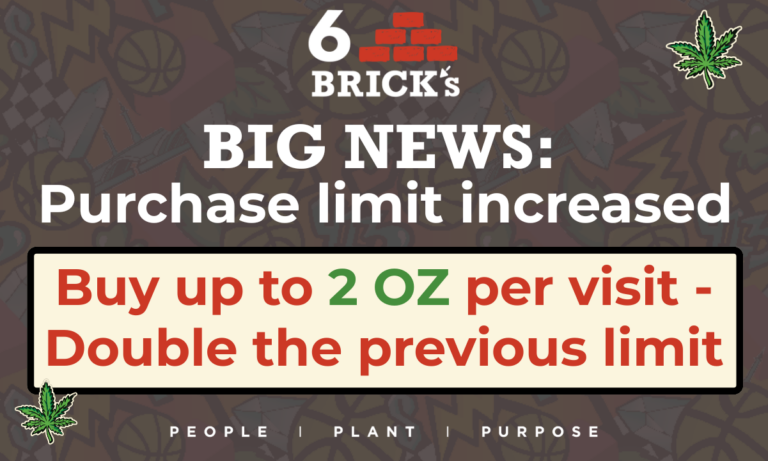 Best Cannabis Dispensary in Springfield: Shop at 6 Brick's